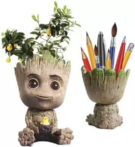 perrin delux marvel handicraft Groot Avengers pot/pen planter (no plant ...