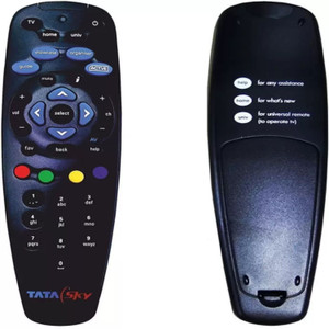 Tata Sky Original Universal Remote (Black)100% Original with Branded ...