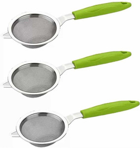 DUPACO 3 Pcs Tea and Coffee Strainer,Chalani with Stainless Steel Mesh ...