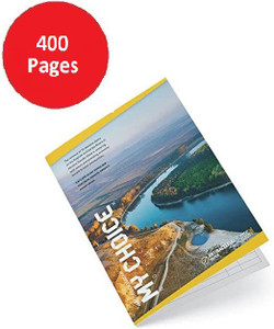 Viranchilal Long Notebooks Single Line Set of 6 A4 Notebook Ruled 400 ...