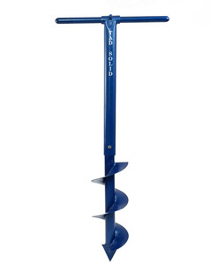 TADSO-LID Dual Blade Auger Blue Dual Blade Auger Garden Soil Digging ...