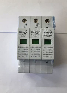 elmak CYD1-C/DC1000 Surge Protection Device (SPD), 3 Pole ,1000V ...