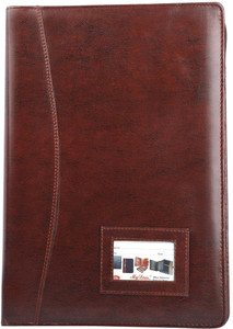 Flipkart.com | SMKT Executive File Folder Zip PU Leather Professional 4 ...