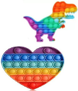 Aganta Popit Push Bubble Fidget Toys Pop It Kids Fun Toy Poppit Game ...