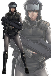 Kusanagi Motoko Ghost In The Shell Matte Finish Poster Paper Print ...