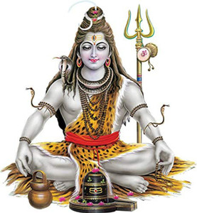 Saiii Designs 3 cm Shiv ji Mahakal Mahadev Self Adhesive Sticker Price ...