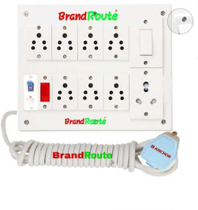 BrandRoute Anchor Power Extension Board Fitted-1 Socket (16 Amp), 7 ...