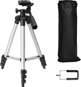 TECHMAZE Combo 3110 Tripod with Collar Microphone Light Aluminum Alloy ...