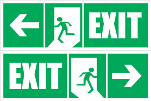 PrintoAd INDIA FIRE EXIT PLATE 003 on Sunboard 5mm, High Quality Double ...