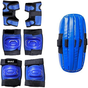 BAAZ Skating Protection Kit - Helmet + Elbow Guard + Knee Guard + Hand ...