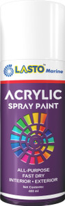 LASTO High Quality Matt White Spray Paint 400 ml Price in India - Buy ...