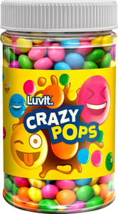 LuvIt Crazy Pops | Button Shaped Treats | Loved by Kids | Colored ...