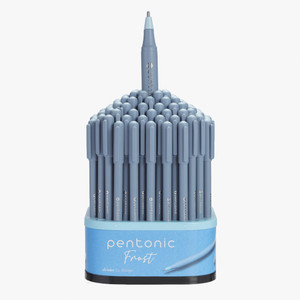 Pentonic Frost 0.7 mm Ball Point Pen | Sleek Matte Finish, Pastel Blue ...