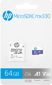 HP MX330 64 GB MicroSD Card Class 10 100 MB/s Memory Card - HP ...