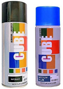 CUBE Cube Aerosol Multi Purpose Spray Paint EACH BOTTLE 450 ML ...