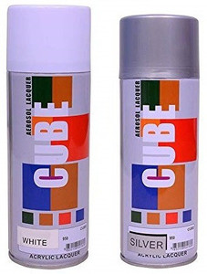 Kunjzone Cube Aerosol Multi Purpose Spray Paint Each bottle 450 ML ...