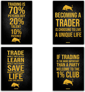 RINKON 30 cm Stockmarket Motivation Poster Trading Traders Sharemarket ...