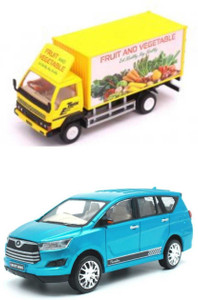 MADRAS TOYS Centy Fruit Vegetable Truck & Cristiano 2.0/ innova Crysta ...
