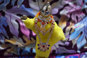 Kumud Creations Bridal Stone Jewellery Set For Radha Krishna, ,Durga ...