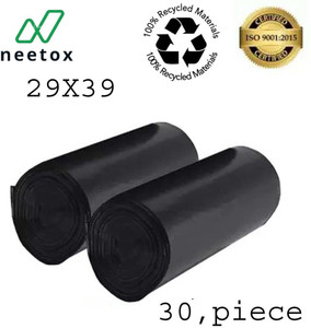 neetox Garbage bag 29X39 pack 2X15(30 piece) Large 1 L Garbage Bag Pack ...
