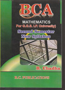 BCA Mathematics For G.G.S.I.P. University Second Semester: Buy BCA ...