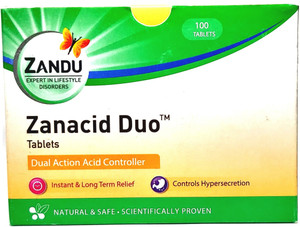 ZANDU Zanacid Duo Tab (10X10 TAB) Price in India - Buy ZANDU Zanacid ...