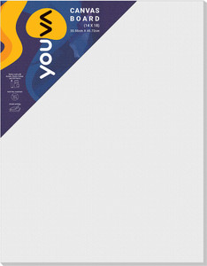 Flipkart.com | NAVNEET Youva Canvas Board 14" x 18" Cotton Medium Grain ...
