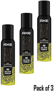 AXE Signature Suave Each 122ml Pack of3 Perfume Body Spray - For Men ...