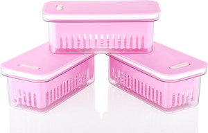 SANCORP Fridge Storage Or Grocery Storage Container with Drainer, Air ...