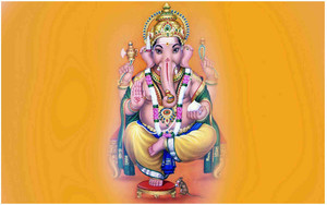 Ganesh Ji Flex Poster For Room Mo-2375 Photographic Paper - Abstract ...