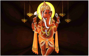 Ganesh Ji Flex Poster For Room Mo-2378 Photographic Paper - Abstract ...