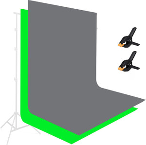 Hiffin ® 8x12 ft Grey & Green Screen, Photography Backdrop Background ...