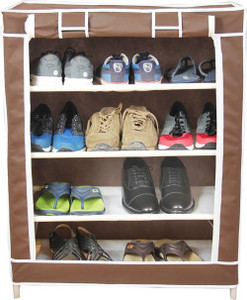 Wyvern Multipurpose Portable Folding Shoe Rack/Shoe Cabinet With cover ...