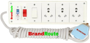 BrandRoute Anchor Power Extension Board Fitted-3 Socket (16 Amp),1 ...
