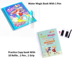 Flipkart.com | Triangle Ant ™ Water Magic Book With Magic Practice Copy ...