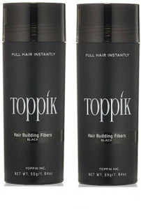 toppik Hair Fibers For Hair Loss Concealer, Regrowth & Styling Black ...