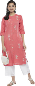Rangmanch by Pantaloons Women Embroidered A-line Kurta - Buy Rangmanch ...