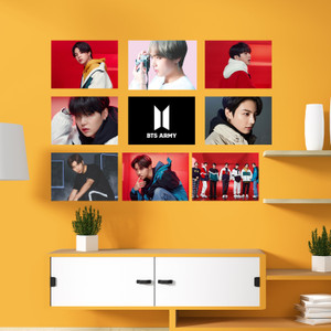 BTS Big Poster ( 7 poster + 1 Poster Free ) 6 Fine Art Print - BTS Wall ...