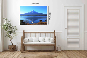 Lake with Mountain Scenery Poster|Nature Wall Poster For Decoration|1Pc ...