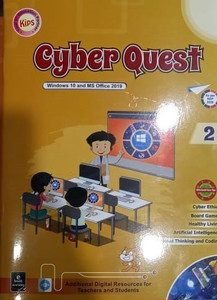 Cyber Quest Class 2 Based On Window 10 And Ms Office 2022 Edition: Buy ...