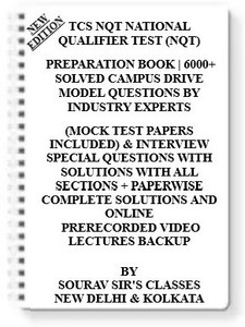 Tcs Nqt National Qualifier Test (Nqt) Preparation Book | 6000+ Solved ...
