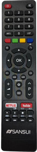Woniry Remote Control Compatible For Sansui Smart tv remote (netflix ...