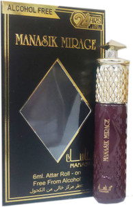 Manasik MIRAGE Alcohol - Free Concentrated Attar Roll On 6ml . Floral ...