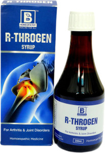 Burnett Homeopathy R-throgen Syrup for Artharitis and Joint Disorders ...