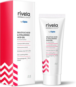 Rivela Dermascience Anti-Acne Gel For Acne Control with Salicylic Acid ...