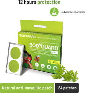 BodyGuard Natural Anti Mosquito Repellent Patches with 12 Hours ...