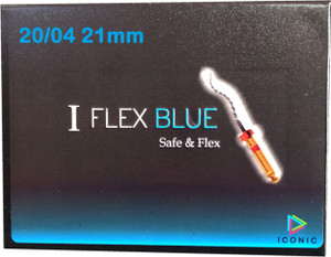 Iconic I FLEX BLUE HEAT TRATED NITI ROTARY FILES ( 20/4 REFILL PACK ...