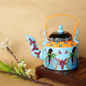 Indha Craft Hand Painted Decorative Kettle/ Decorative Showpiece - 17 ...