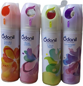 Odonil Sandal, Rose, Citrus, Lavender Spray Air Freshner - Sandal, Rose ...