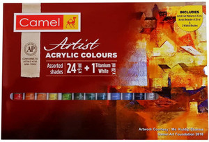 Flipkart.com | Camlin Kokuyo Artist Acrylic Colours 24 Shade X 9ml - TUBES
